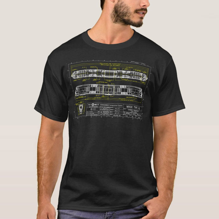 MAX Type 6 Schematic T-Shirt – TriMet